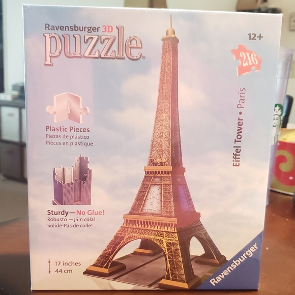 Games | Ravensburger 3d Puzzle 216pcs La Tour Eiffel Paris Sealed | Poshmark
